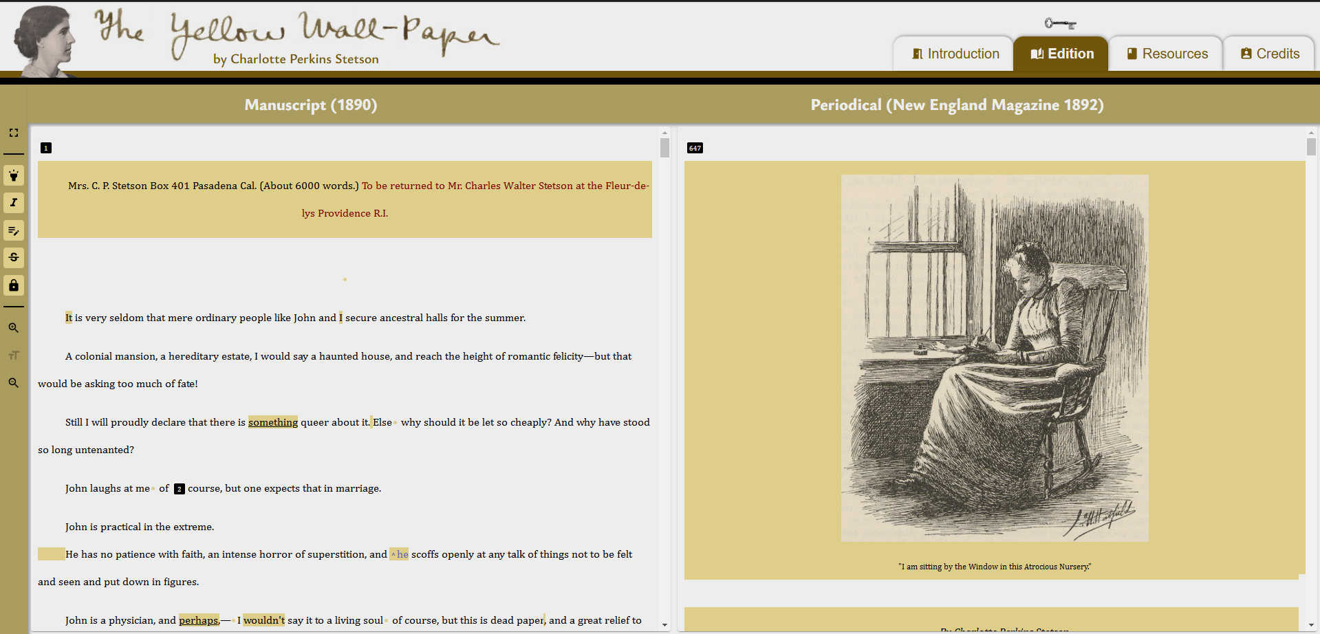 The Yellow Wall-Paper